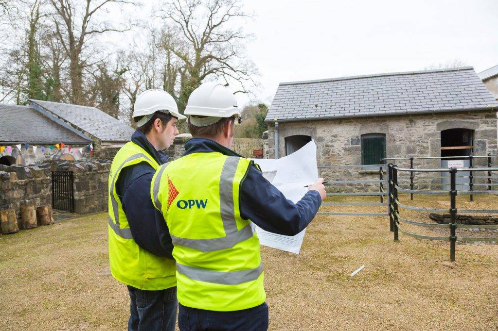 Liam Murphy, Estate Manager, and Greg Fagan, Conservation Architect ...