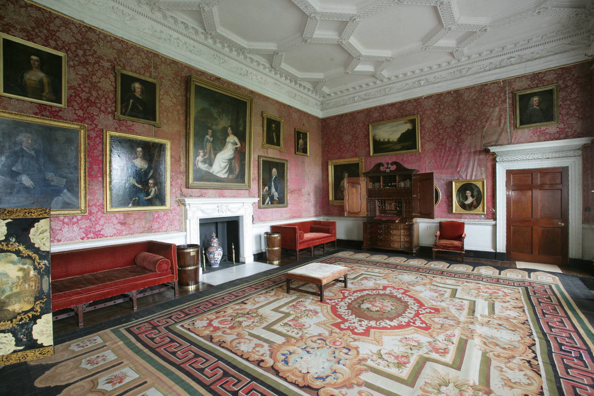 The Crimson Drawing Room Restored | Castletown